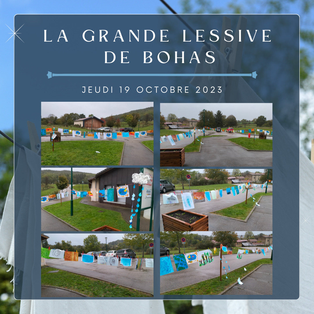 La grande lessive – Bohas – Circonscription de PONCIN